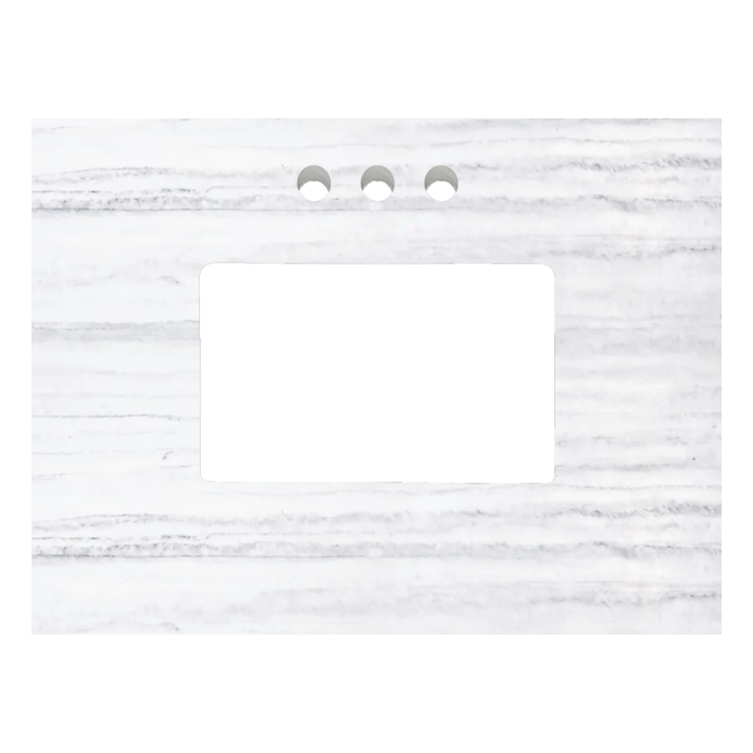 Arctic Fall Solid Surface Quartz Countertop